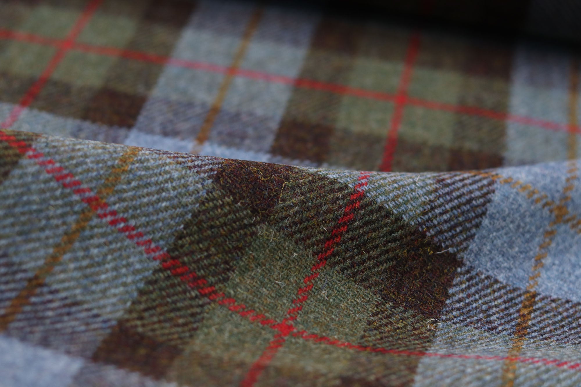 Products in Harris Tweed Check Sky Fabric – All About Tweed