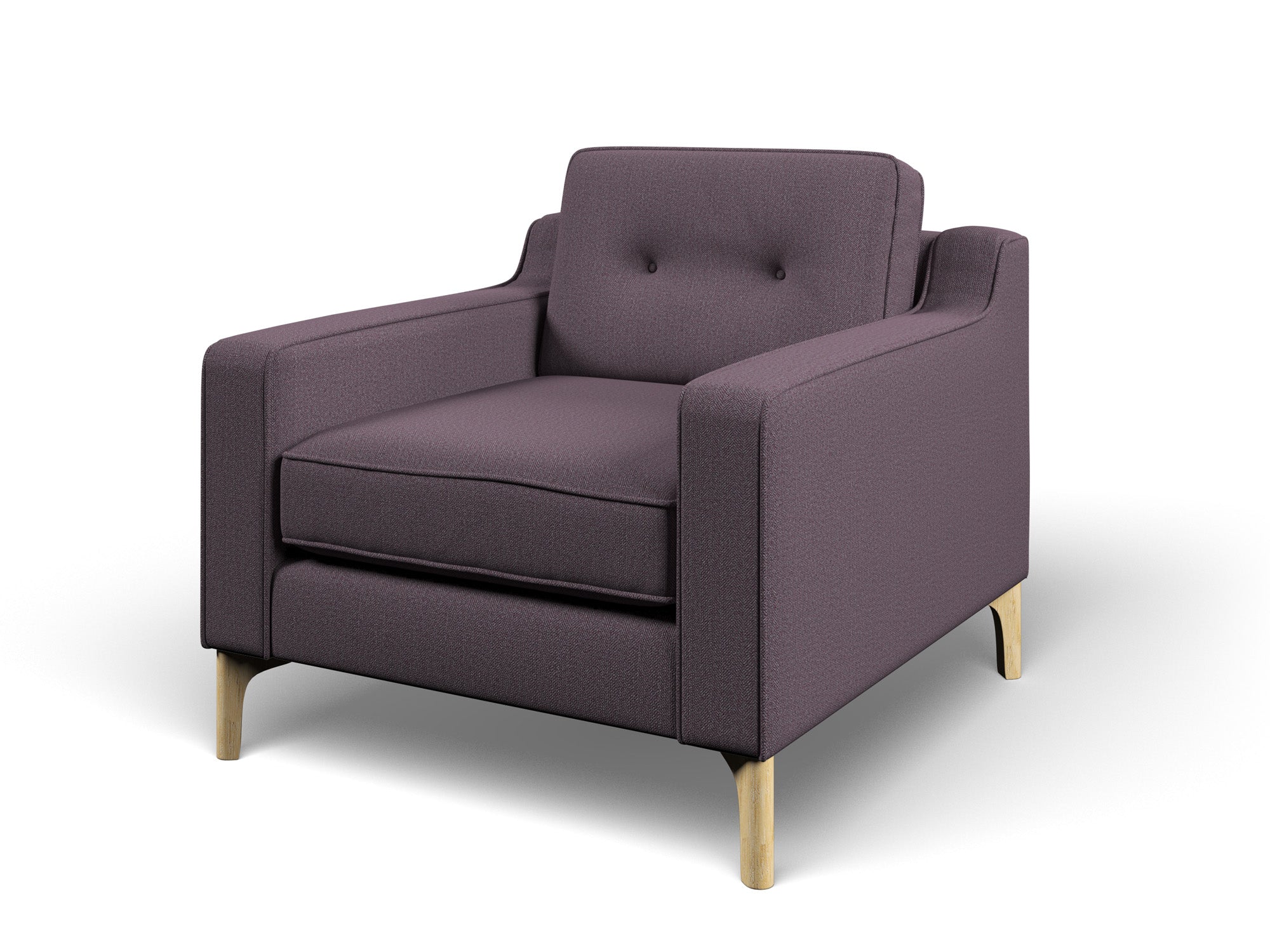 Abraham Moon Herringbone Heather Hug Armchair – All About Tweed
