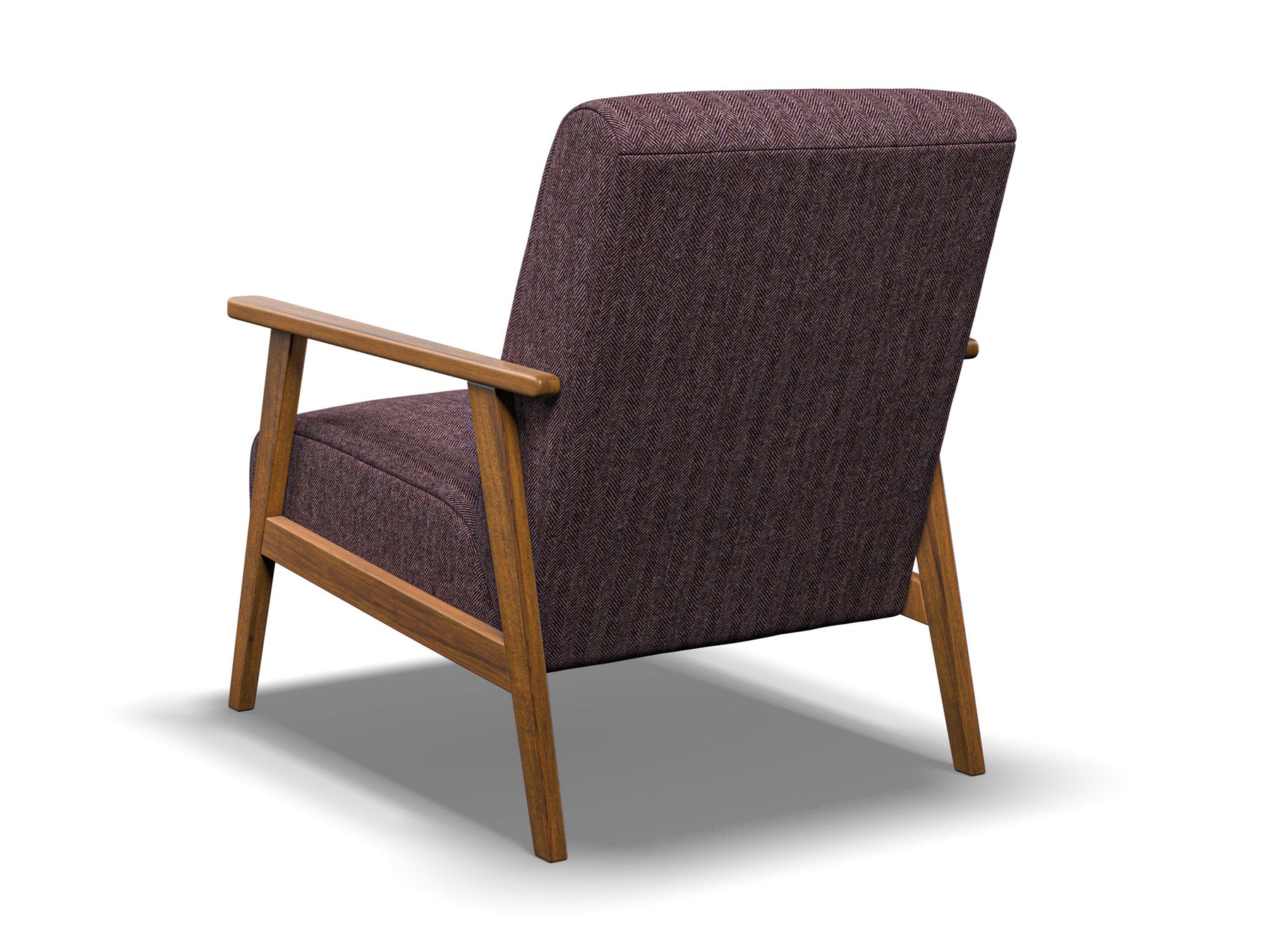 Abraham Moon Herringbone Heather Joran Armchair – All About Tweed