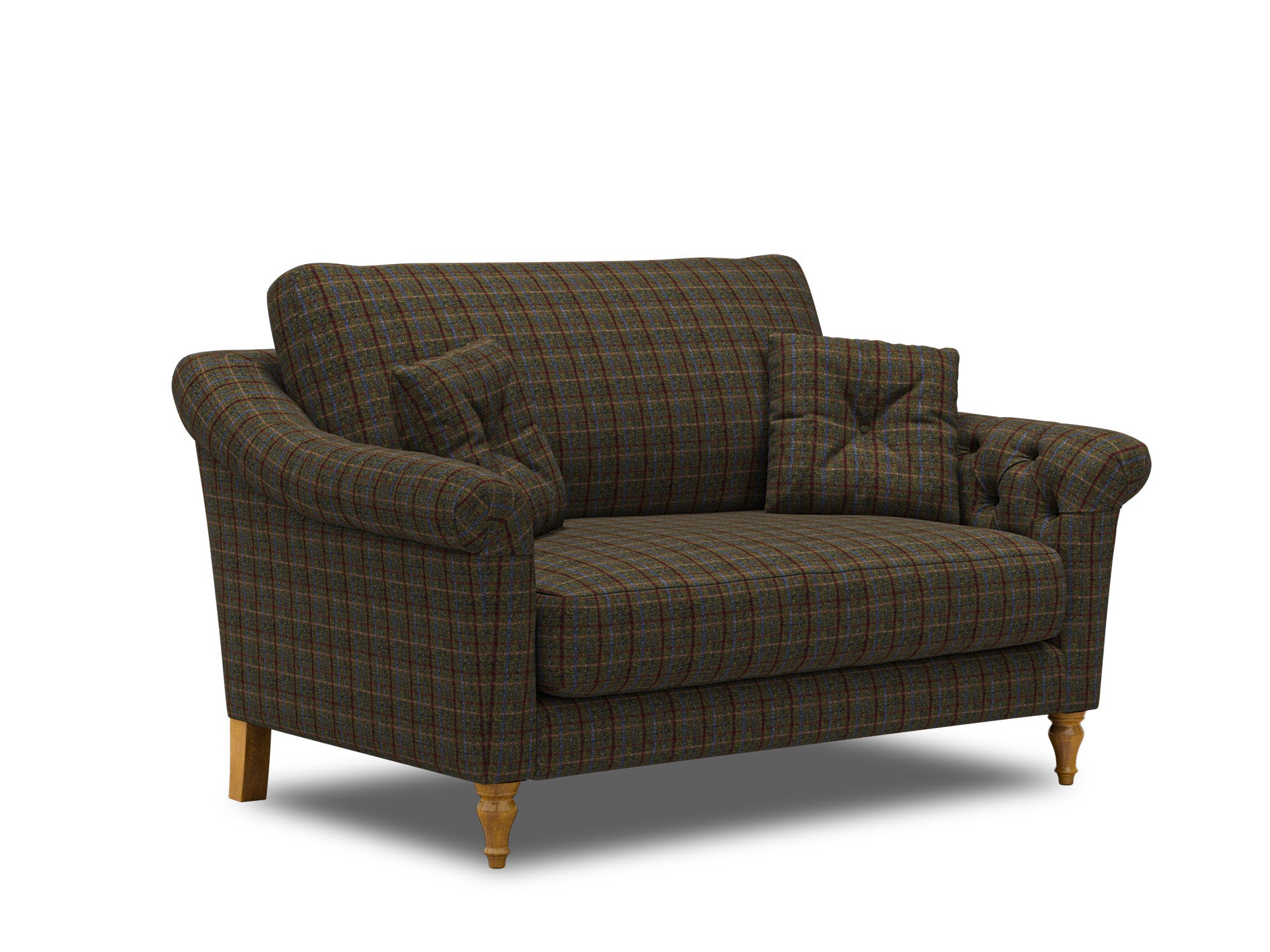 Harris Tweed Check Hazel Dalton Love Seat Sofa – All About Tweed