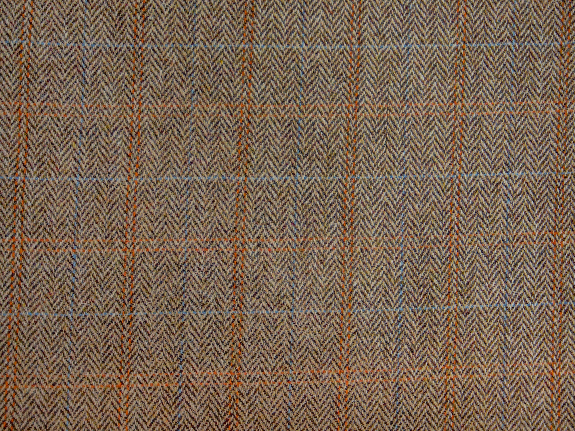 Harris Tweed Herringbone Moss Fabric Sample – All About Tweed