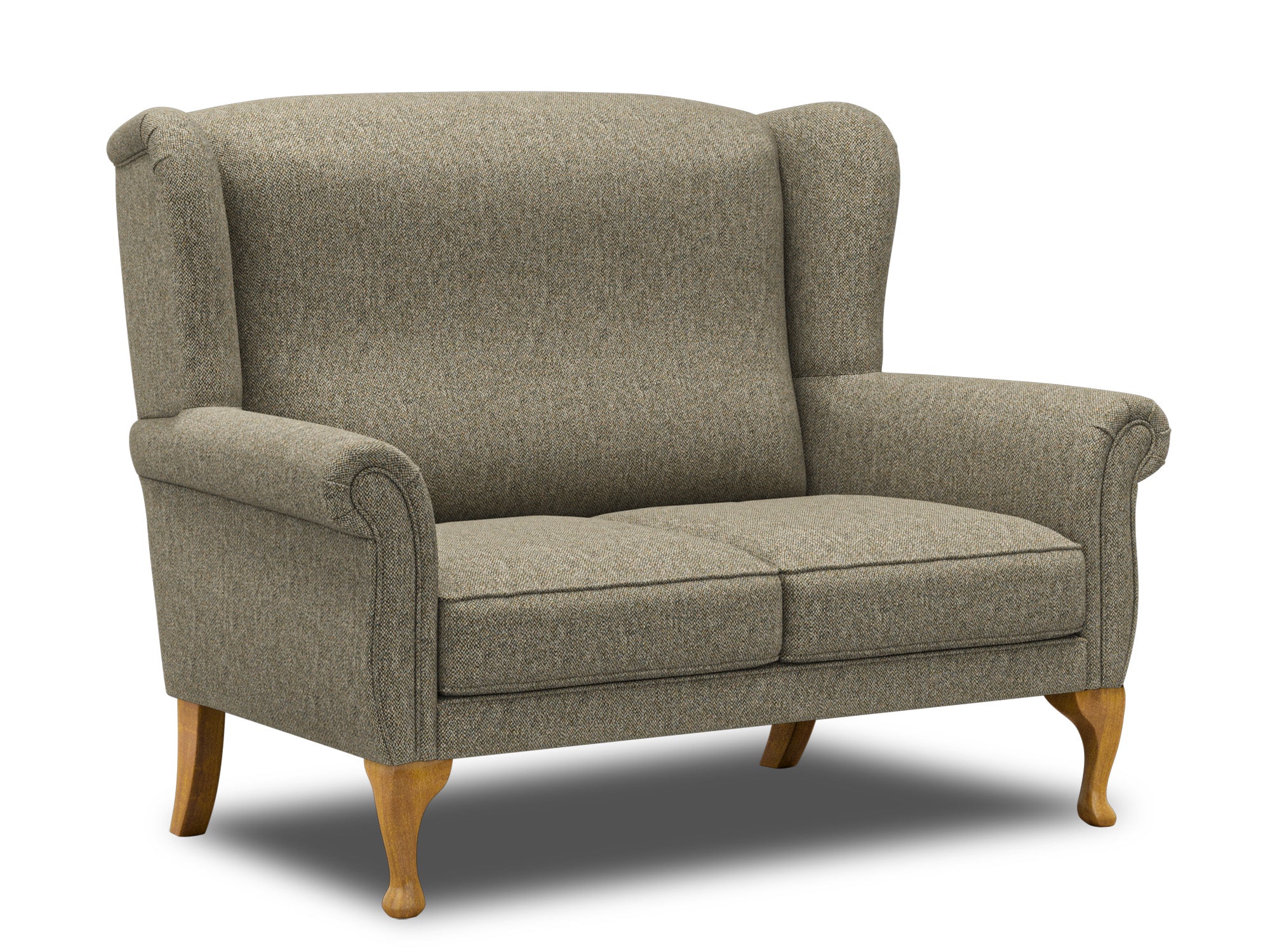 Harris Tweed Barleycorn Sage Harper Compact 2 Seater Sofa – All About Tweed