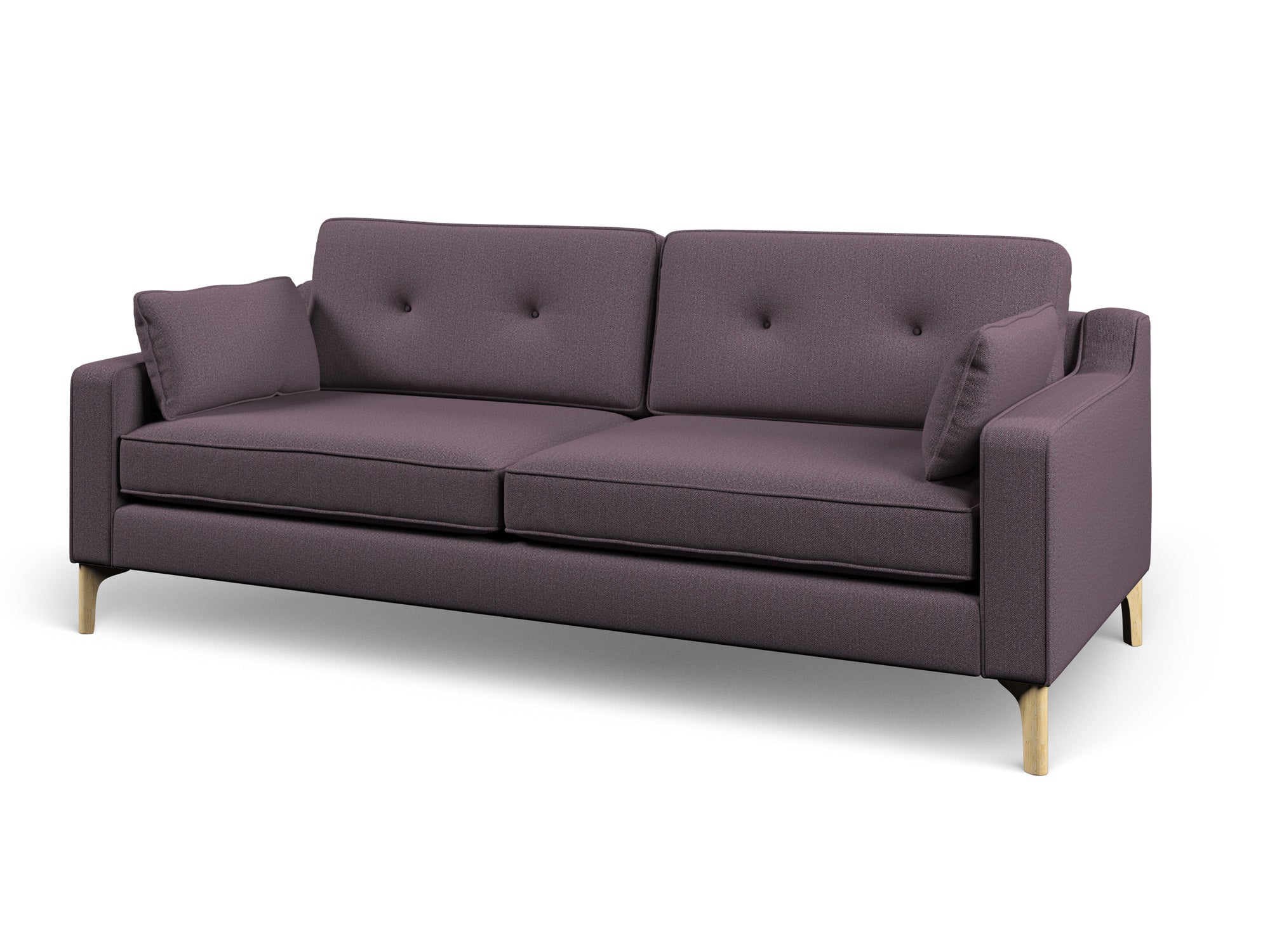 Abraham Moon Herringbone Heather Hug 3 Seater Sofa – All About Tweed
